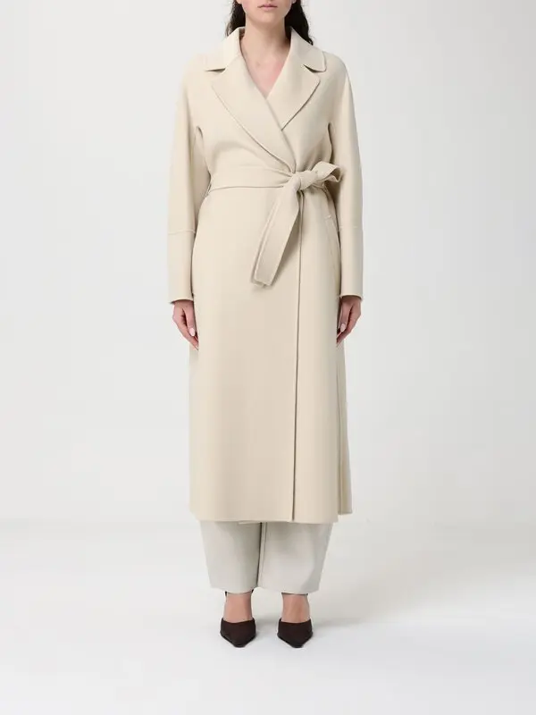 Max Mara Beige Coat - Cream