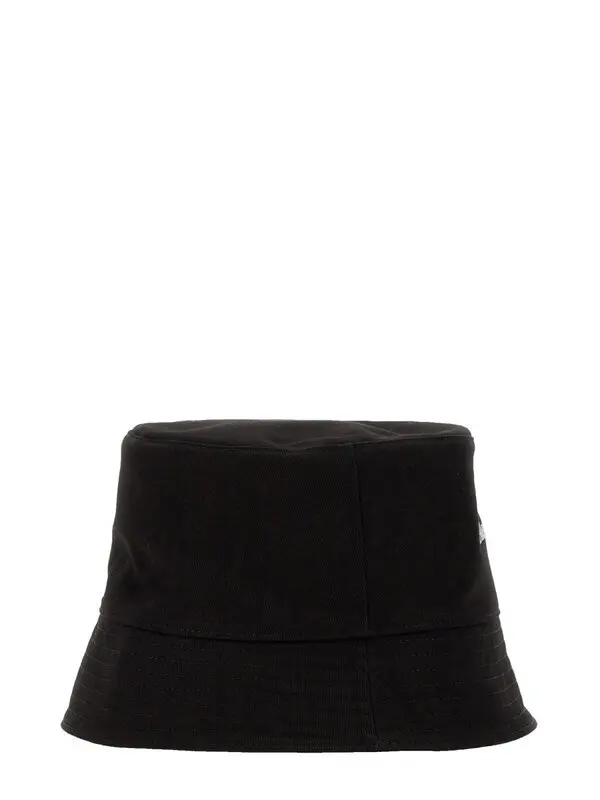 Alexander McQueen Bucket Hat With Logo - Black