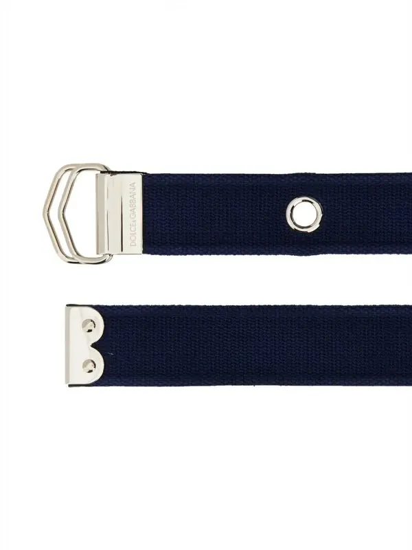 Dolce & Gabbana Logo Belt - Blue