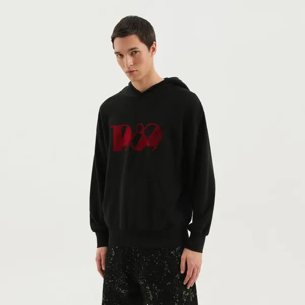 1989 STUDIO Cotton Hooded Sweatshirt With Logo Print