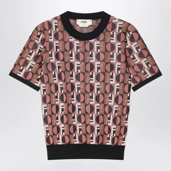 Fendi Viscose Jacquard Jumper