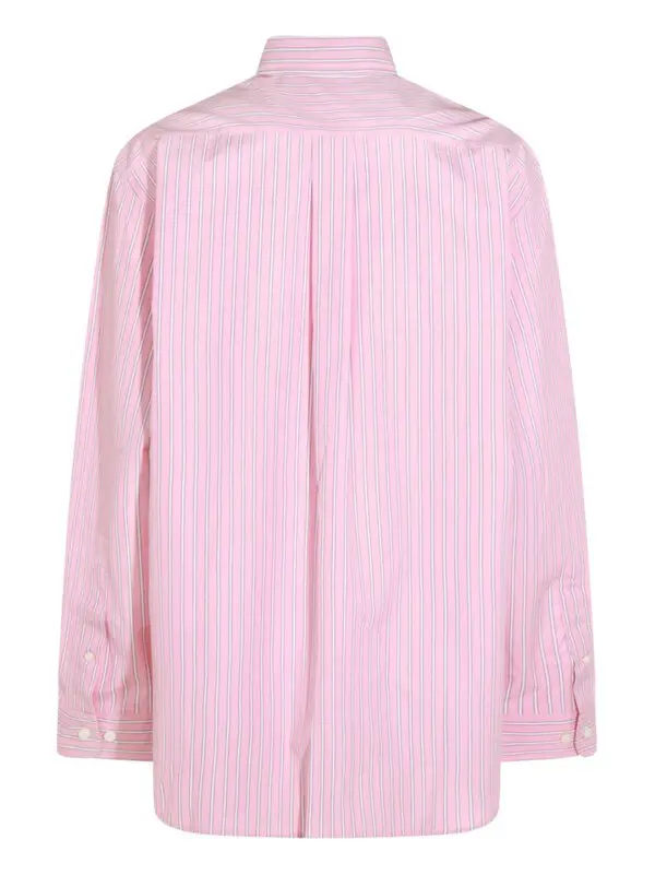 Miu Miu Striped Cotton Shirt - Multicolor