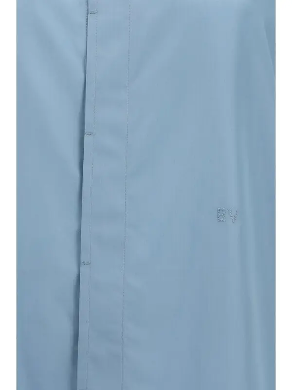 Bottega Veneta Washed Parachute Shirt With Classic Collar