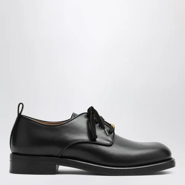Valentino Garavani Smooth Leather Lace-up Shoes With Vlogo Plaque
