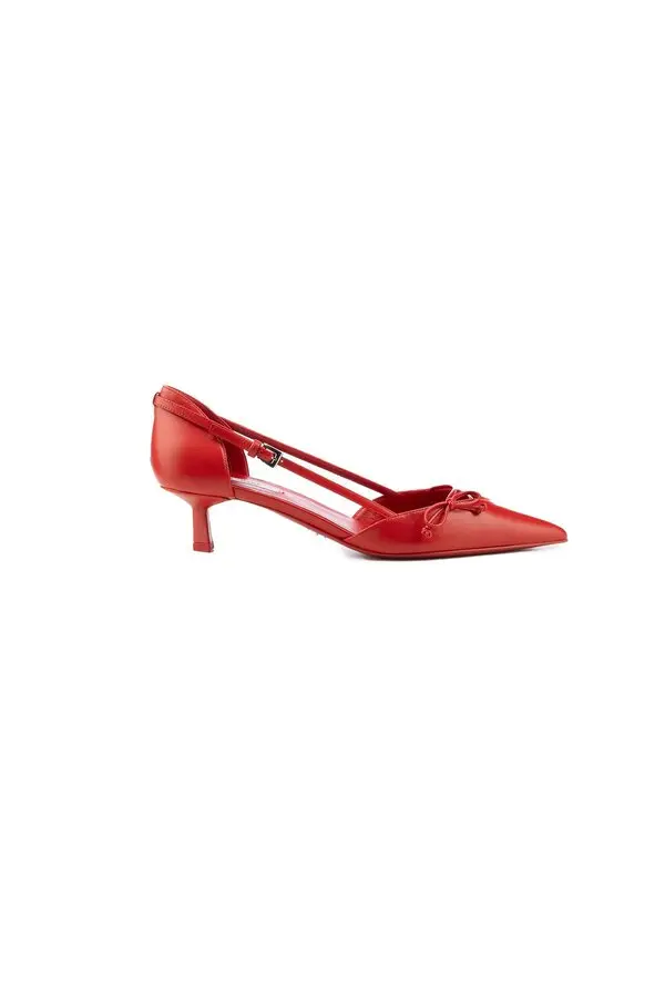 Prada Pumps With Bow Detailing - Multicolor