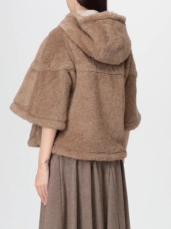 Max Mara Fur Hooded Jacket