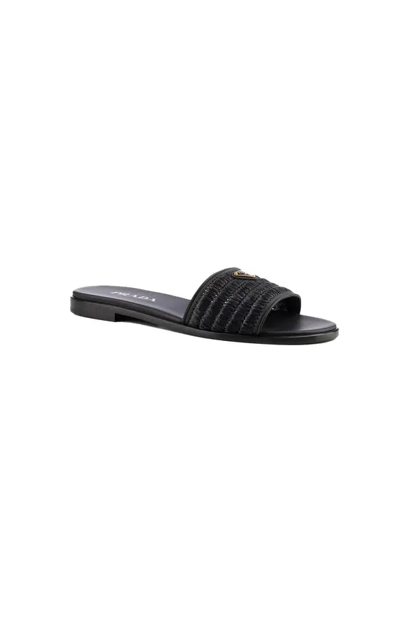 Prada Woven Slippers - Multicolor