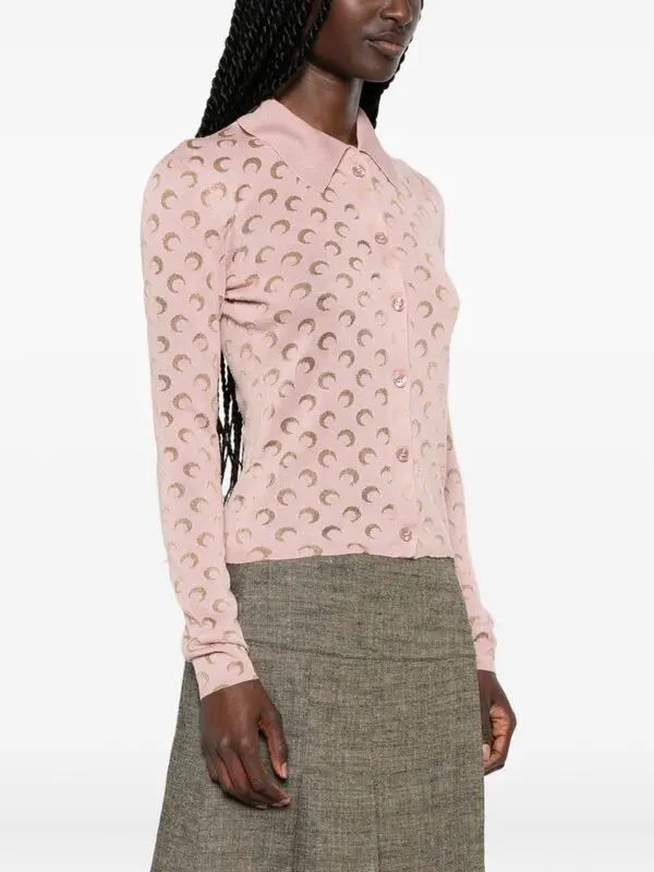MARINE SERRE Moon Devoré Shirt