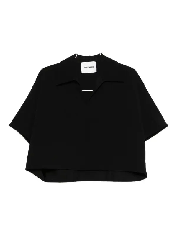 JIL SANDER Cropped Polo Shirt - Multicolor