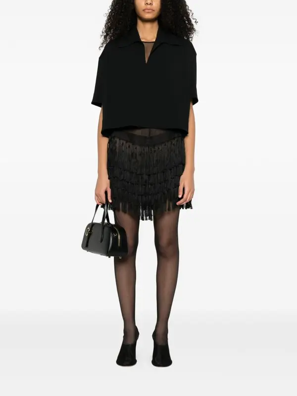JIL SANDER Cropped Polo Shirt