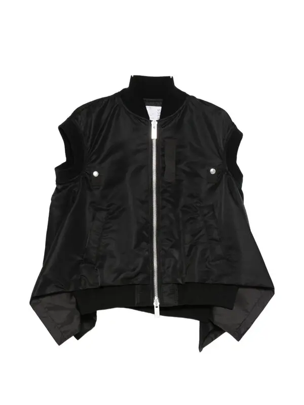 Sacai Nylon Zipped Vest - Multicolor