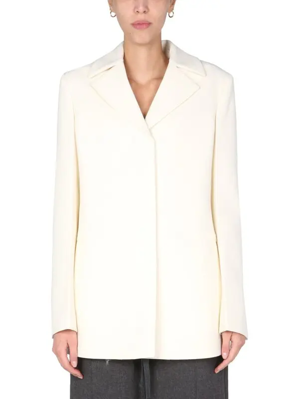 JIL SANDER Tailored Blazer - Cream