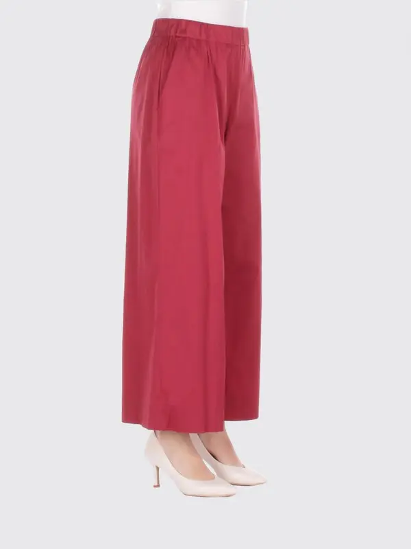 Max Mara Wide Leg Trousers - Red