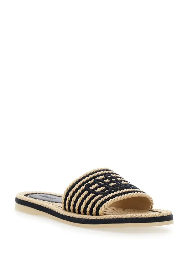 Chloé 19a' Woven Slide Sandals