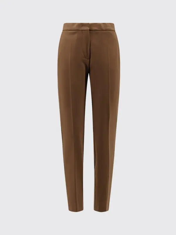 Max Mara Tailored Viscose Blend Trousers - Brown