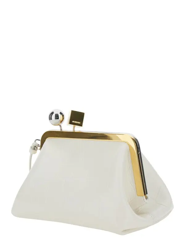Jacquemus Le Berlingot' Handbag With White Leather Details