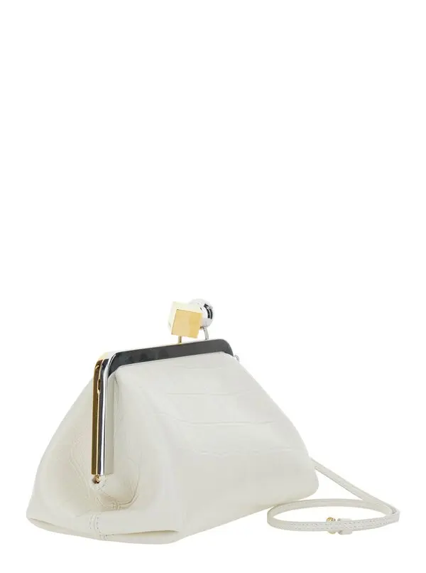 Jacquemus Le Berlingot' Handbag With White Leather Details
