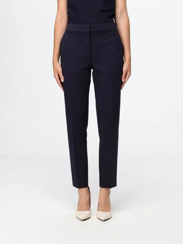 Max Mara Tailored Wide Leg Trousers - Blue