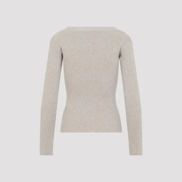 Max Mara Gioiosa Ribbed Wool Blend Cardigan - Multicolor