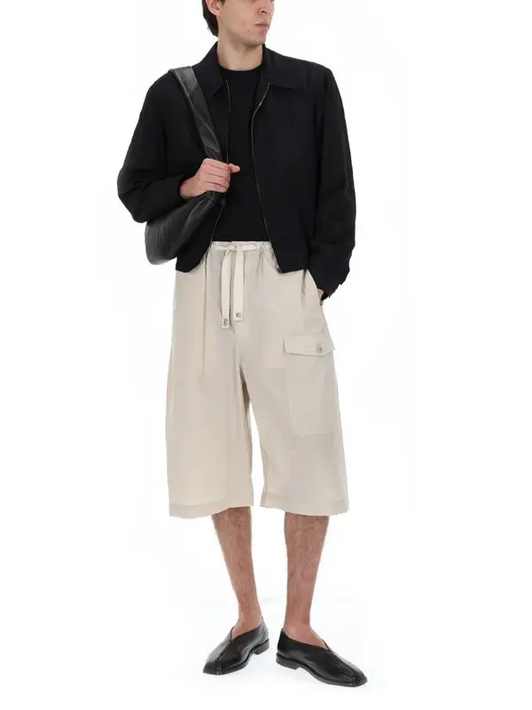 LEMAIRE Cropped Zip Jacket - Black