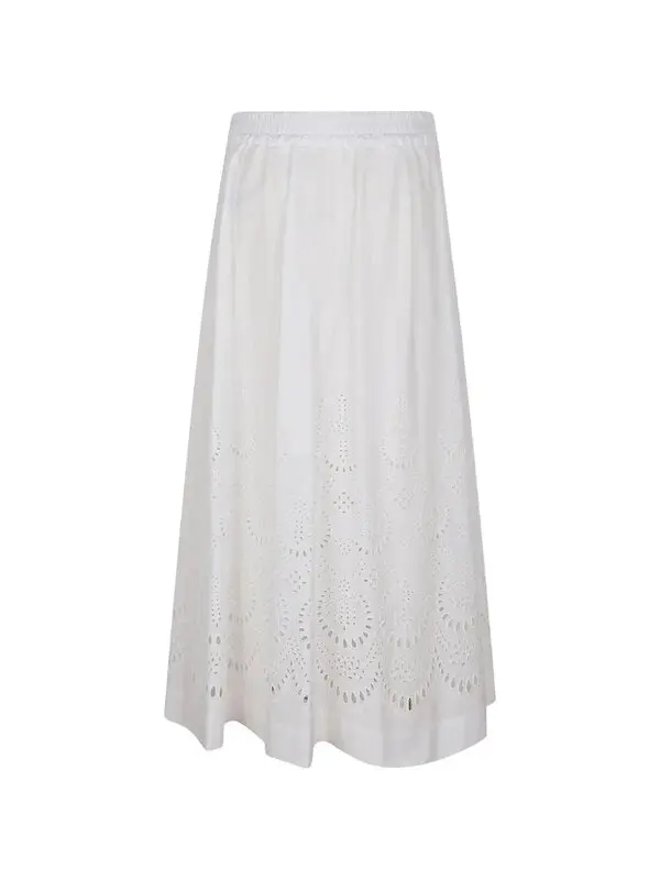 P.a.r.o.s.h Cotton Eyelet Skirt