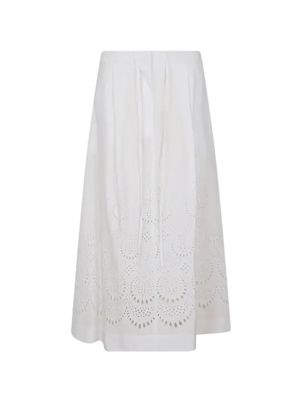 P.a.r.o.s.h Cotton Eyelet Skirt