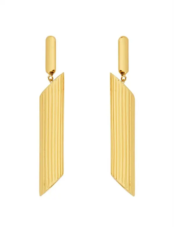 Moschino Teddy Bear Clip Earrings - Gold