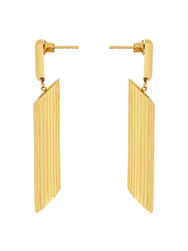 Moschino Teddy Bear Clip Earrings - Gold