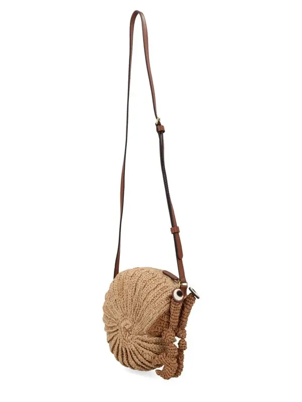 ANYA HINDMARCH Woven Raffia Cross Body Bag