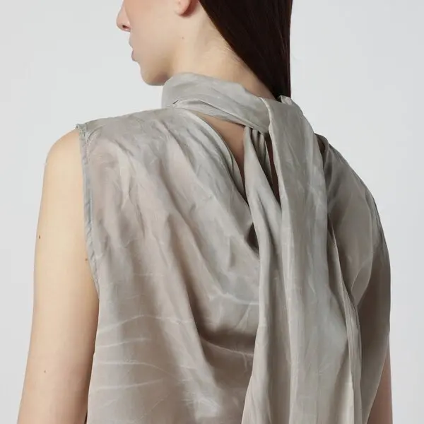 Our Legacy Sleeveless Waxed Cupro Top
