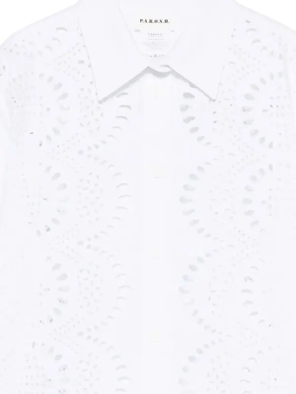 P.a.r.o.s.h Embroidered Cotton Shirt