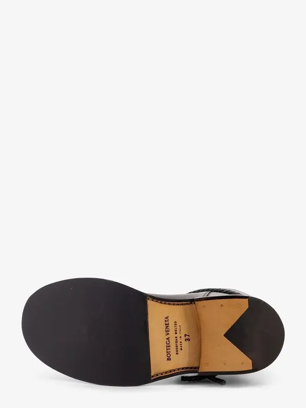 Bottega Veneta Leather Ankle Boots - Black