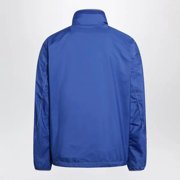 Moncler Arrakis Zip-up Rainwear Jacket With Removable Hood - Blue