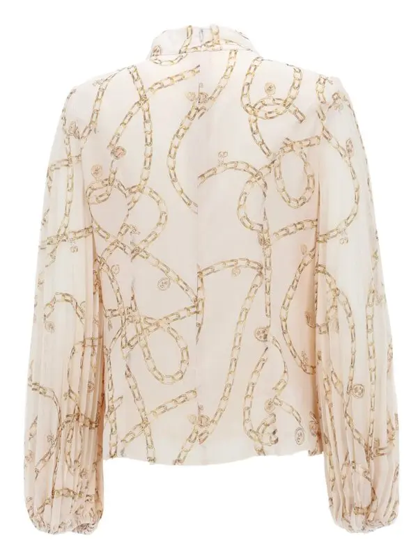 Zimmermann Pleated Blouse Sunray - Cream