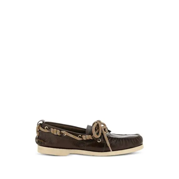 GOLDEN GOOSE Calf Leather Loafers - Brown