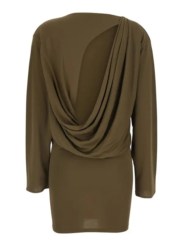 Jacquemus La Robe Mistral' Viscose Dress - Green