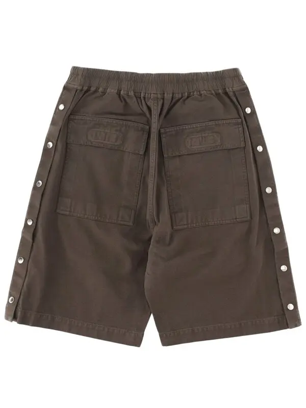 Rick Owens Wide Pusher Shorts - Brown