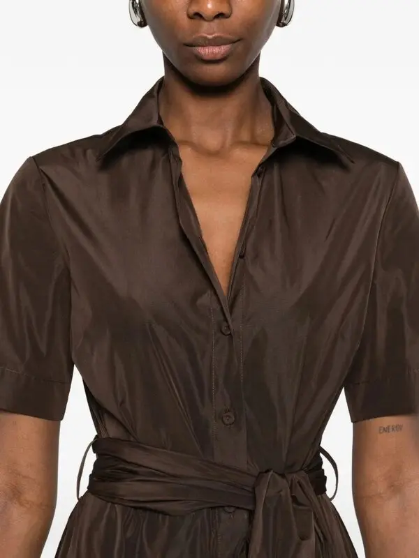 P.a.r.o.s.h Cotton Shirtdress With Belt