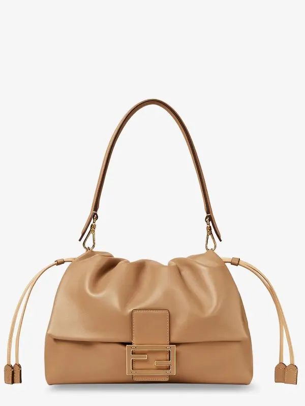 Fendi Mamma Baguette Large Leather Shoulder Bag - Multicolor