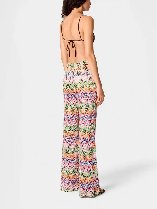 Missoni Patterned Viscose Pants - Multicolor