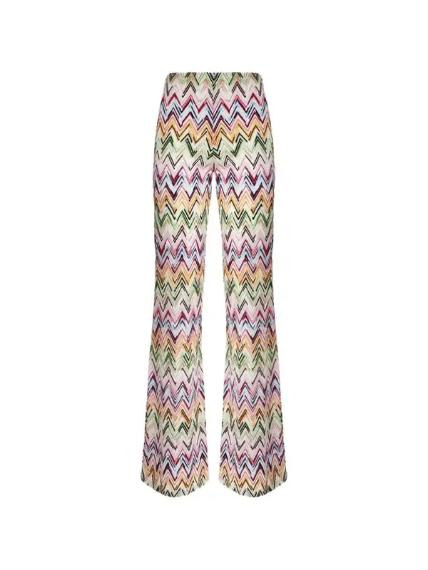 Missoni Patterned Viscose Pants - Multicolor