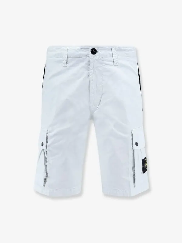 Stone Island Organic Cotton Cargo Shorts