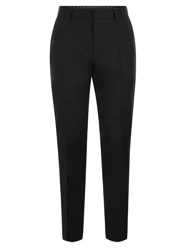 BOSS Slim Fit Virgin Wool Serge Trousers