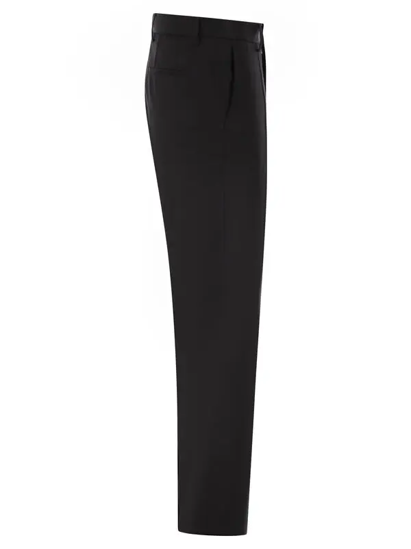 BOSS Slim Fit Virgin Wool Serge Trousers
