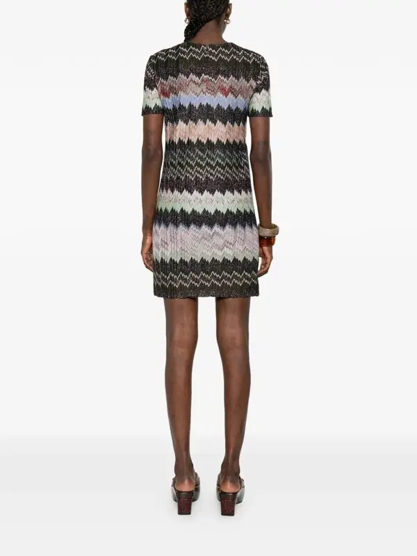 Missoni Zigzag Knit Short Dress