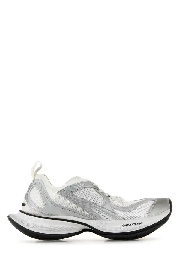 Balenciaga Two-tone Mesh And Fabric Circuit Sneakers - Multicolor