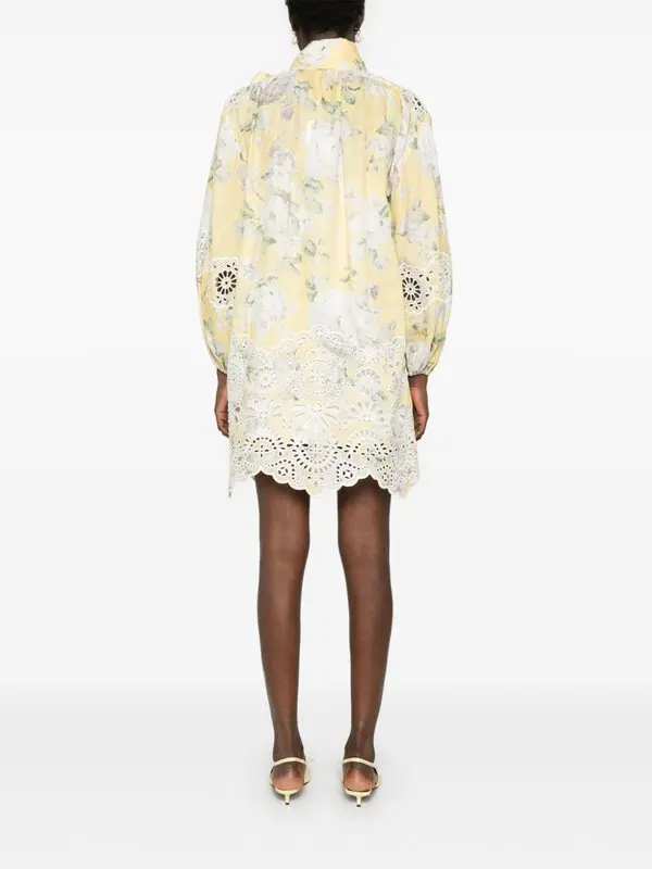 Zimmermann Acacia Linen Mini Dress
