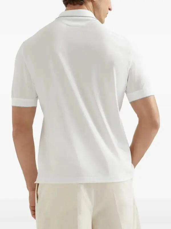 Brunello Cucinelli Piquet Polo Shirt - Multicolor