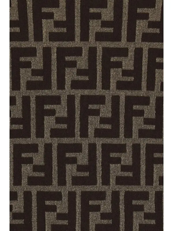 Fendi Ff Pattern Jacquard T-shirt