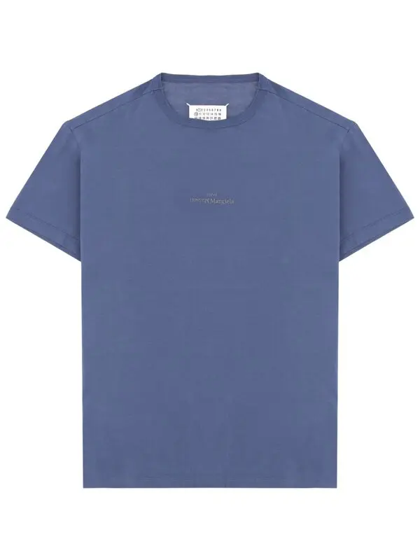 MAISON MARGIELA T-shirt In Cotone - Blue